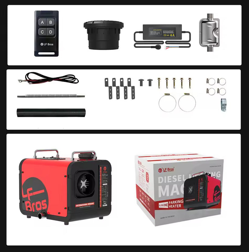 Calefactor diesel 5kW LF Bros N2 Lux – TIENDA EXPLORA